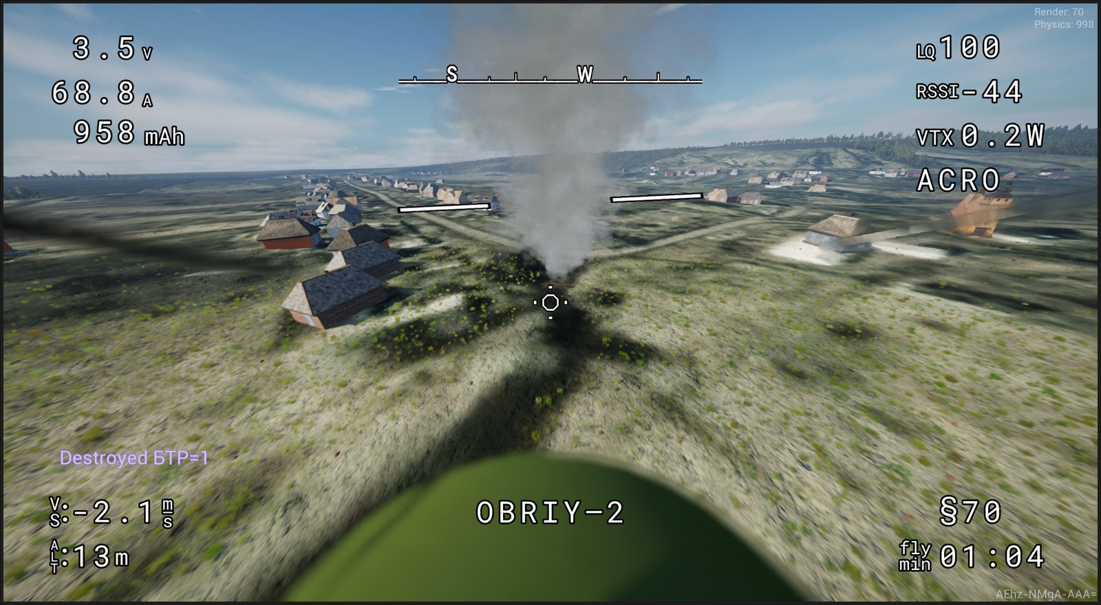 Ударний FPV дрон - Obriy Docs